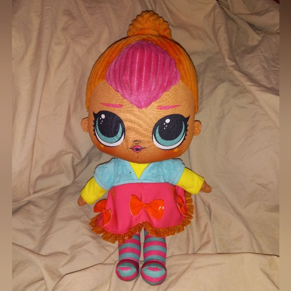 Lol | Toys | Big Lol Surprise Neon Qt 7 Plush Toy Doll Must See | Poshmark